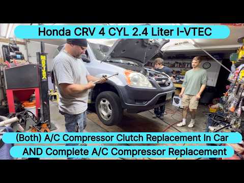 Honda Air Conditioning repair : Clutch Only & Full Compressor Swap