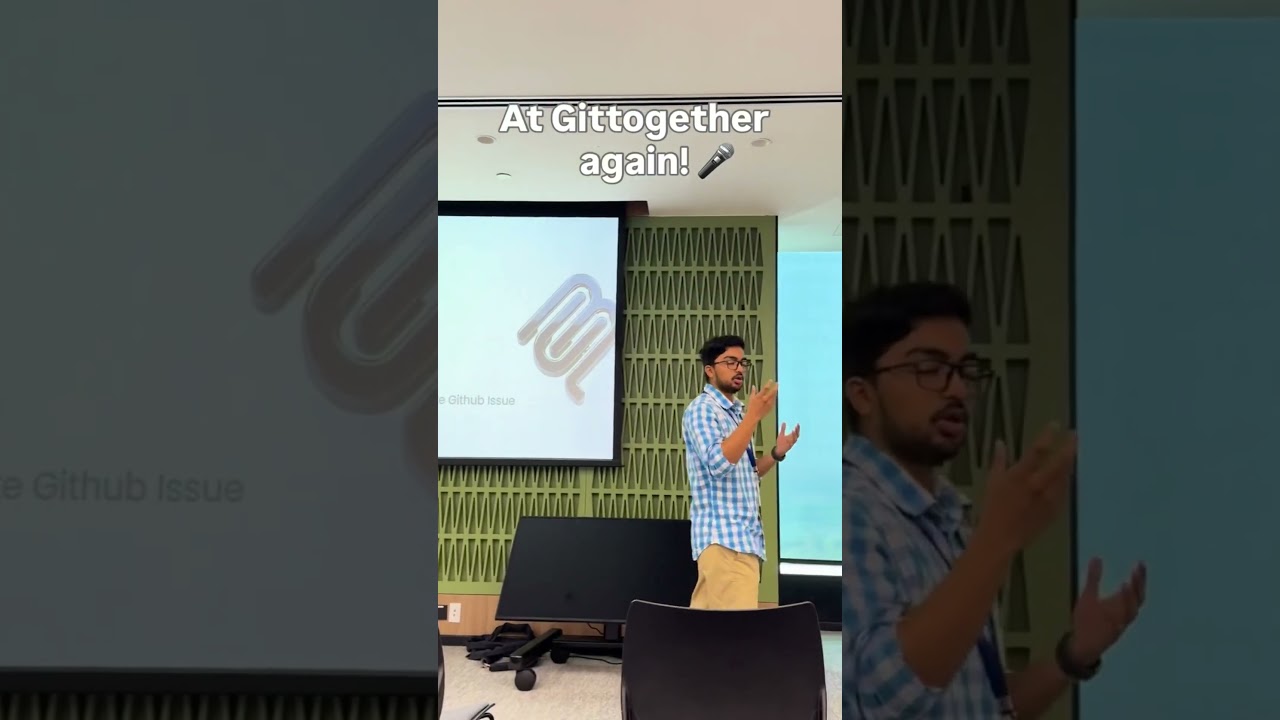 Speaking at GitTogether, Delhi #ai #shorts #viral #speaker #talk #delhi #github