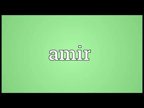 Amir Meaning