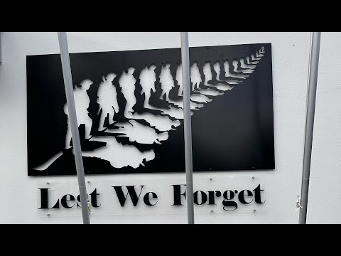 ANZAC Day Lest we forget Napier tribute
