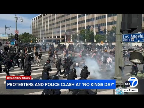 FULL RECAP: Here's what happened during the 'No Kings Day' protest in downtown LA