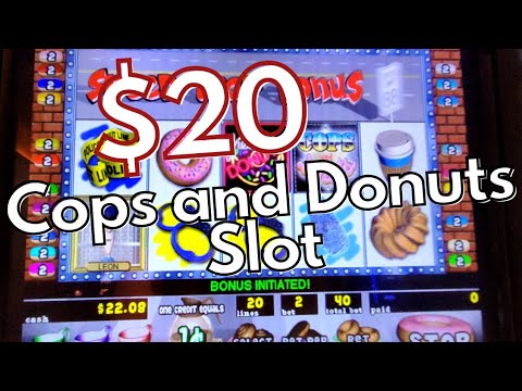 Playing $20 on Cops and Donuts Slot at Silverton Casino - Las Vegas
