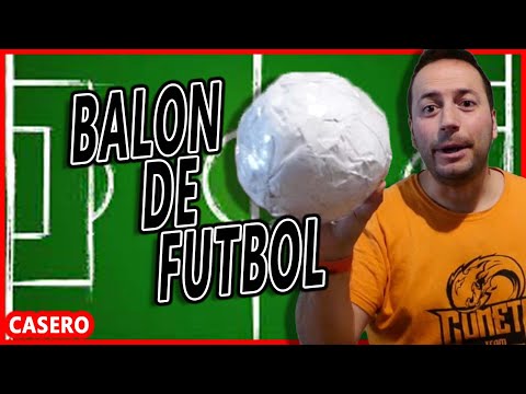 COMO HACER UN BALON DE FUTBOL CASERO