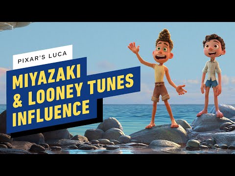 How Pixar's Luca Animation Was Influenced by Miyazaki and Looney Tunes