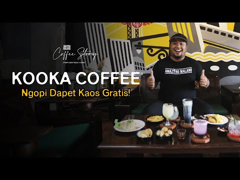 Ngopi Asik Plus Dapet Kaos Gratis , Kooka Coffee | Coffee Story eps-36 Culinary Malang