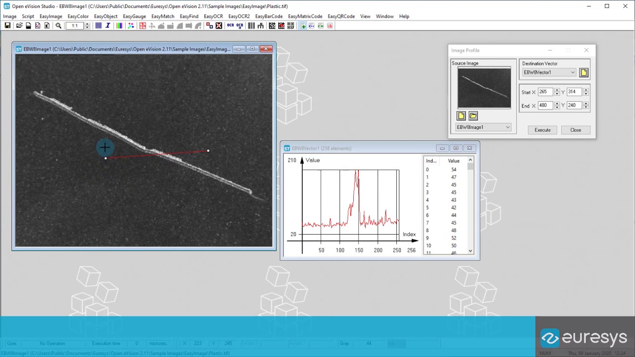 Extracting a vector