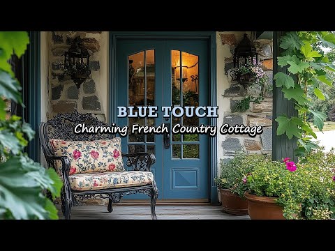 Blue Rustic Decor DIY: How to Style a Vintage French Country Cottage for Spring