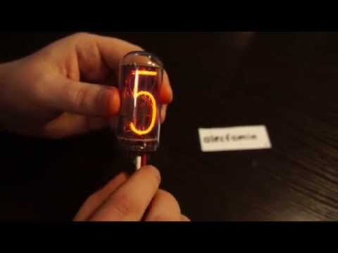 IN-18 NIXIE Tube USSR TESTED FOR NIXIE CLOCK, NUMERIC(NOS), ИН-18 лампа