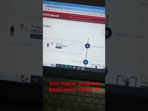 How to check application status in for icici bank aspire program #icicibank #bankingexams #job