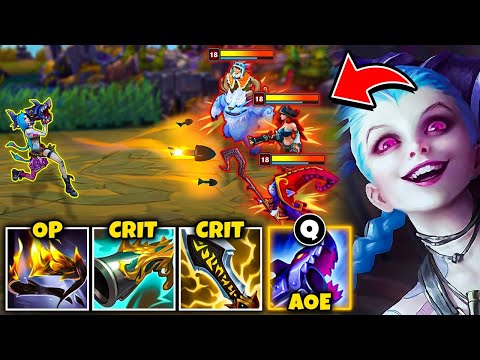 NEW JINX BUILD LETS YOU STACK INFINITE AD AND KILL PEOPLE IN 1 HIT