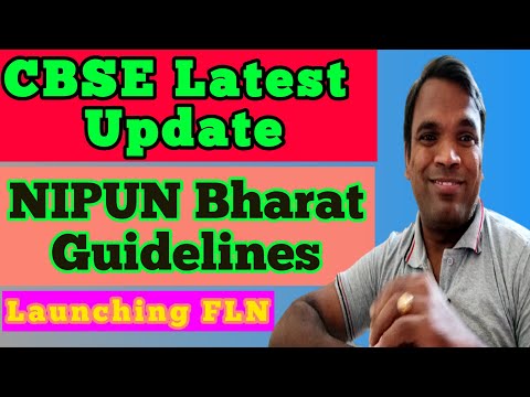Launching of CBSE Foundational Literacy and Numeracy (FLN) mission | CBSE NIPUN Bharat training 2021