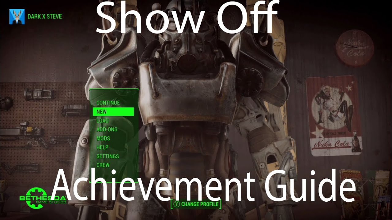 Fallout 4 Contraptions Workshop - Show Off - Achievement Guide