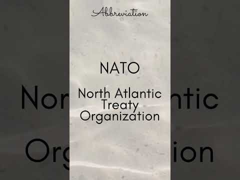NATO North Atlantic Treaty Organization