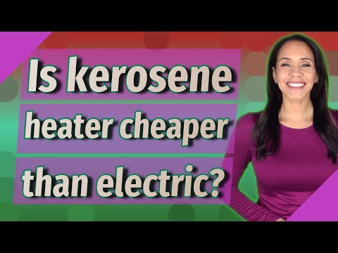 Is kerosene heater cheaper than electric?