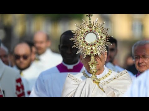 VIDEO ONLY: Pope Leo XIV through the streets of Rome in the Corpus Christi procession