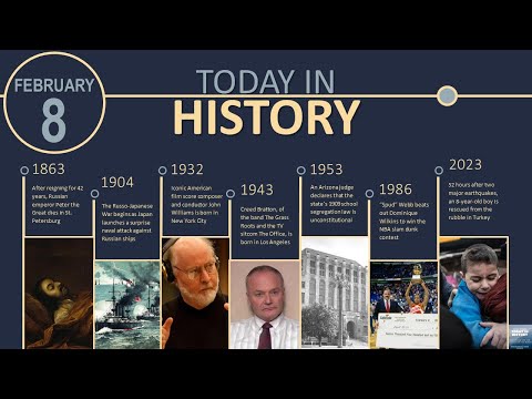 What HAPPENED in History TODAY? π’β³ | On This Day February 8 (2025)