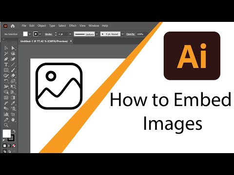 How to embed images in Illustrator