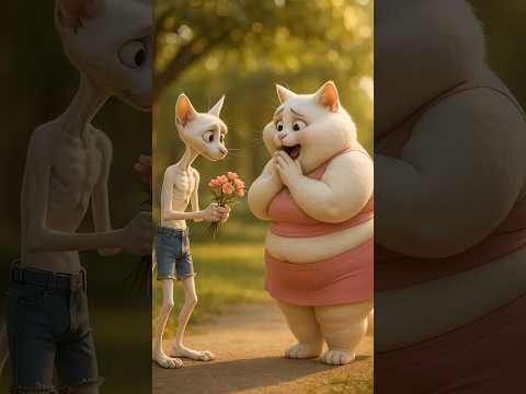 They Laughed at This Cat Coupleβ¦ Until Their INSANE Transformation πΌπ₯ #catstory #aicat #cat