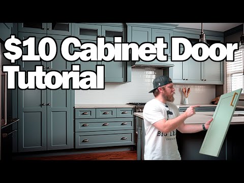 CHEAP and EASY Shaker Cabinet Doors and Drawers | DIY | HOW TO