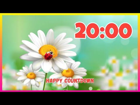 20 Minute Timer Spring | Lofi and Relaxing | Happy Study Music