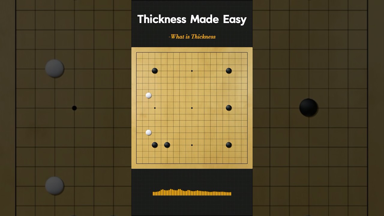 Thickness Made Easy(1) #baduk #go #gogame