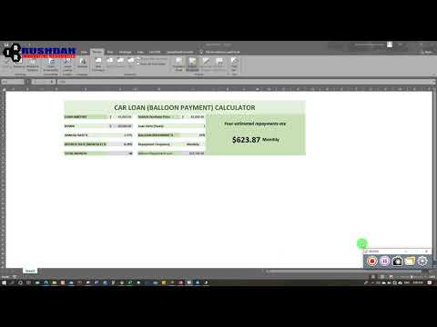 Car Loan Balloon Calculator