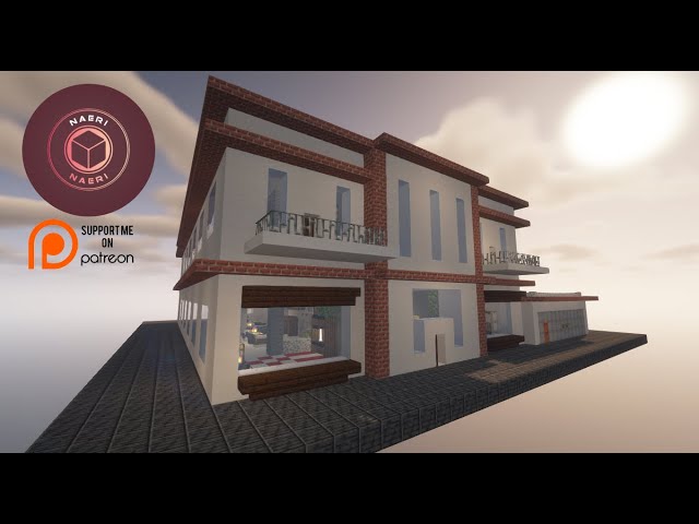 Esquema Del Edificio De Oficinas De Minecraft