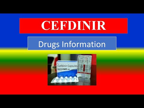 CEFDINIR - antibiotic - - Generic Name , Brand Names, How to use, Precautions, Side Effects