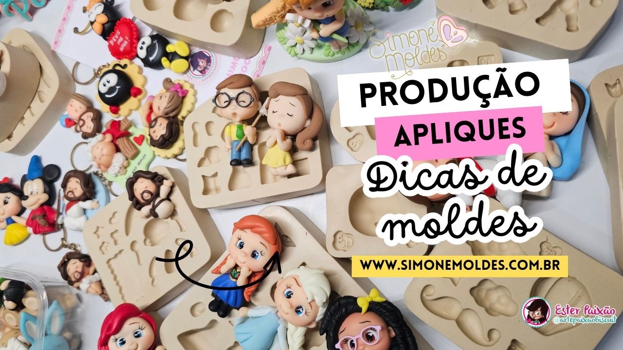 Cold Porcelain Appliqués - Mold Tips for Production