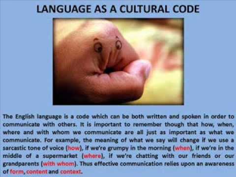 2: AS COMMS & CULTURE - CULTURAL CODES