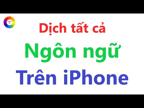 Dịch Tất Cả Ngôn Ngữ Trên iPhone = Không Cần App