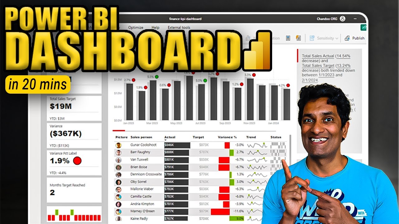 20-Min Guide: Build a Top Finance Dashboard with Power BI