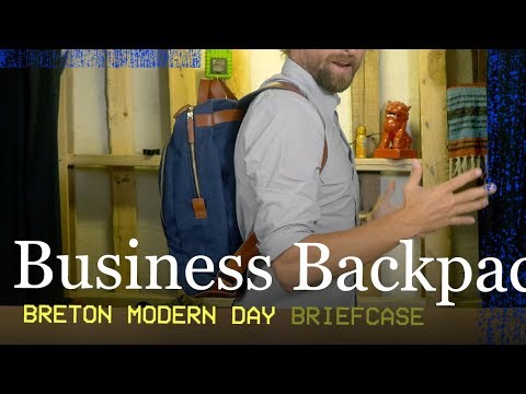 EPIC BUSINESS BACKPACK - Breton Modern Day Briefcase