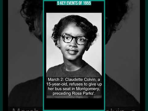 5 Key Events of #1955 - #yearinreview #timeline #history
