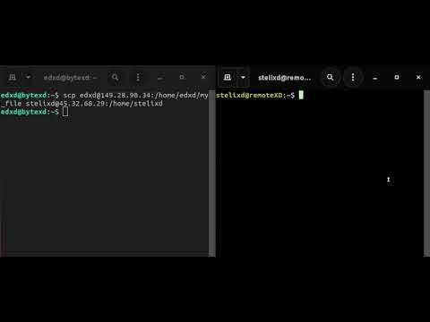 SCP Command - Copy Files Across Remote Hosts