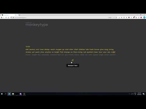monkey type 204 wpm english 1k 120s