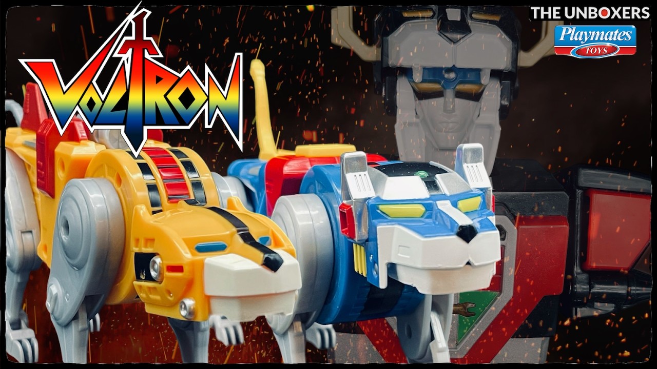 Voltron Legendary Blue & Yellow Lions by Playmates Toys