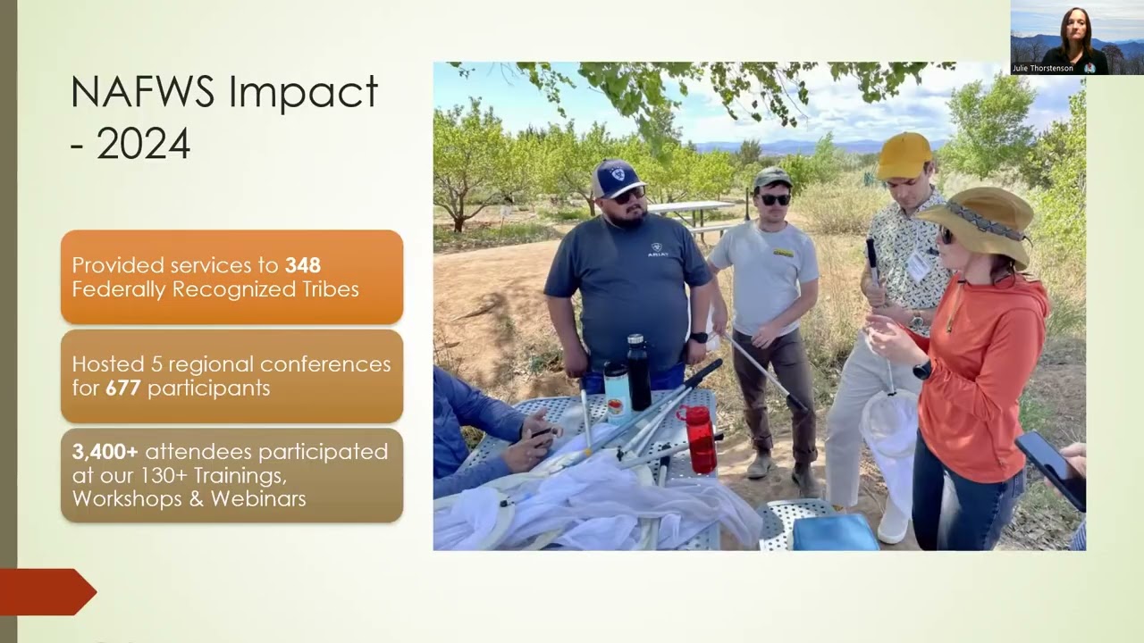 NAPPC 2025 Keynote Speaker: Dr. Julie Thorstenson, Native American Fish and Wildlife Society