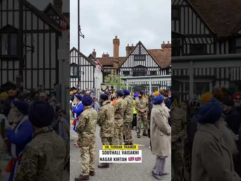 Southall Vaisakhi Nagar Kirtan 2023 🇬🇧🇬🇧 #youtubeshorts #shortsvideo #shortsvideo