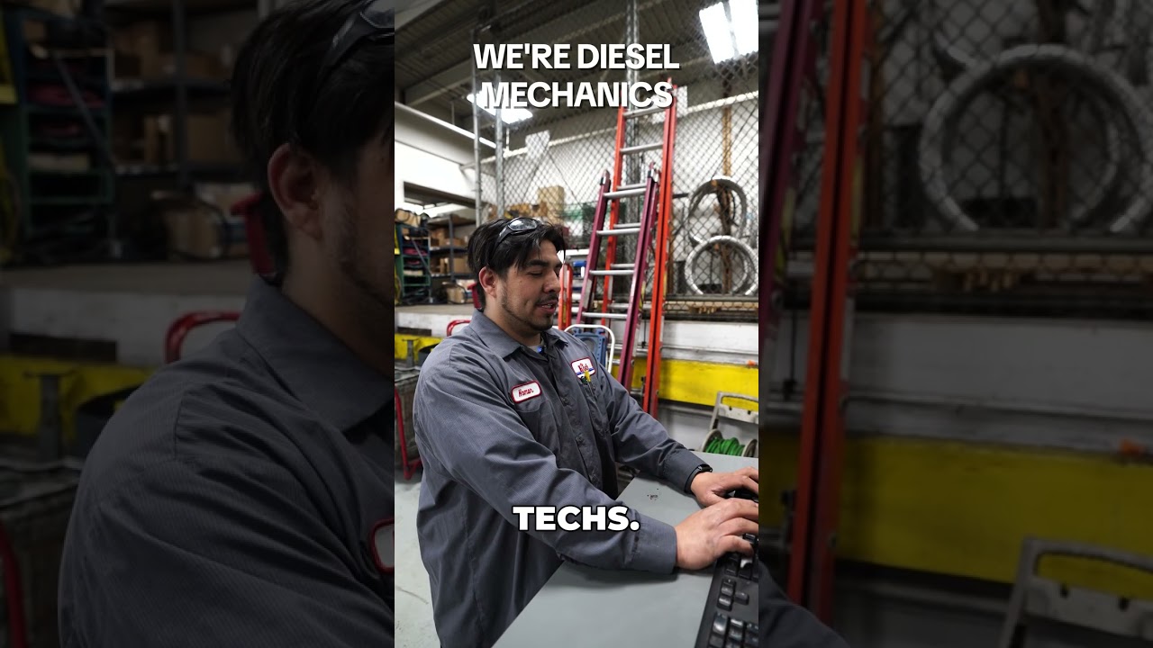 We're Diesel Mechanics!