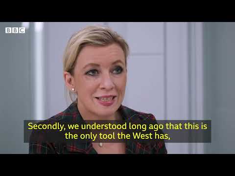 Russian foreign minister spokesperson Maria Zakharova on the Ukraine crisis and sanctions.