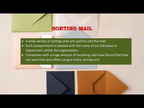 CHAPTER 4 PROCESSING MAIL Part 1 (INCOMING MAIL)