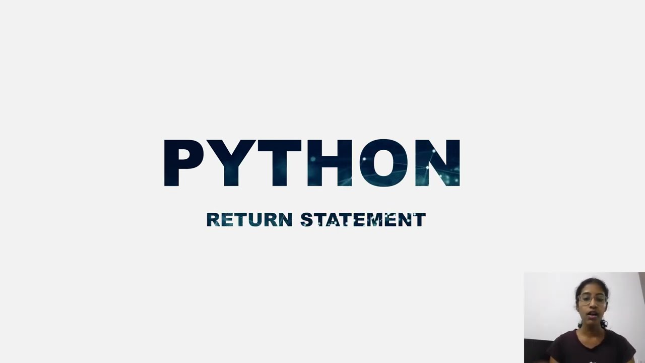 Python return statement