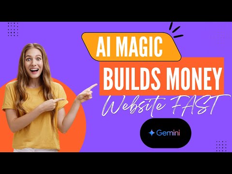 Build a Full SaaS Website in Minutes with Google AI Studio (Gemini AI)