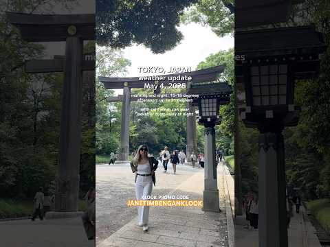 Tokyo weather update (May 4, 2025) ππ€οΈ #tokyo #tokyoweather #japantravel #japan #travelvlog