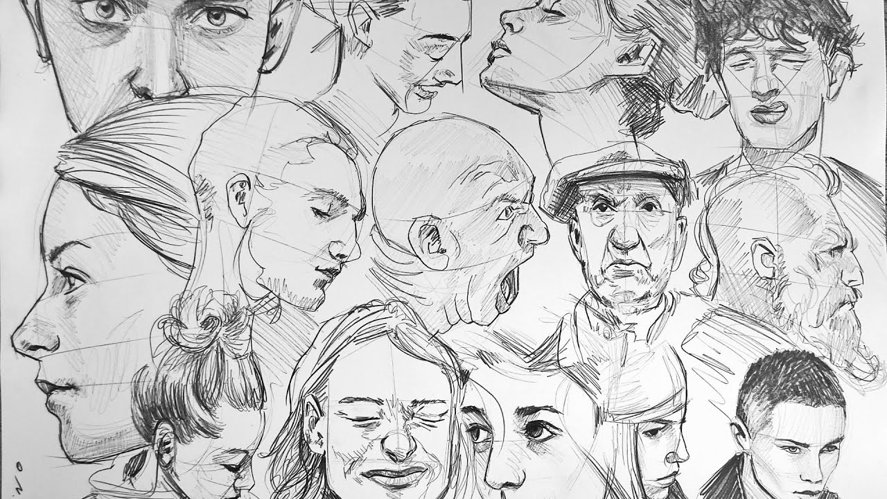 Como DIBUJAR ROSTROS / Practica esto TODOS LOS DÍAS