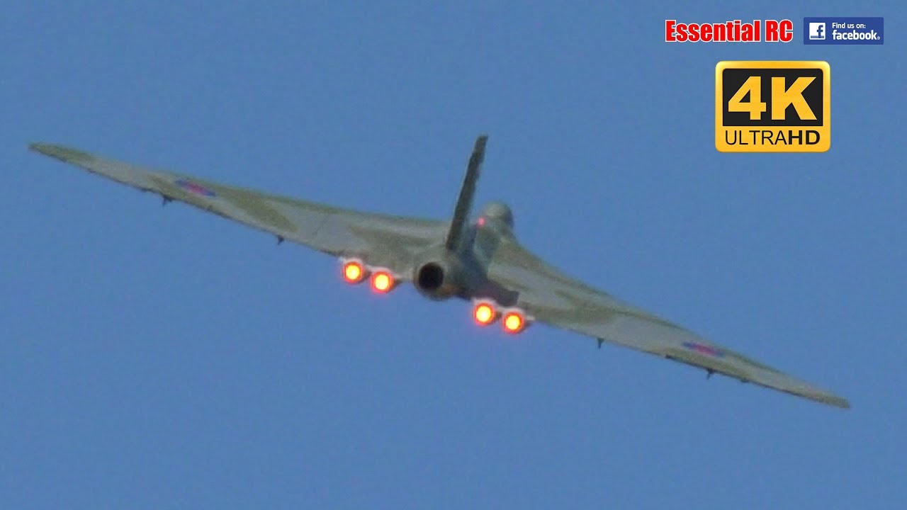 RC AVRO VULCAN XH558 turbine jet with *AFTER-BURNERS* (Tony Nijhuis Designs) [*UltraHD and 4K*]