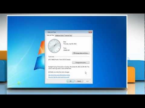 How to View different Time Zones in the system clock in Windows® 7
