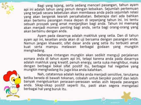 RAMALAN SHIO AYAM TAHUN 2017 TERLENGKAP