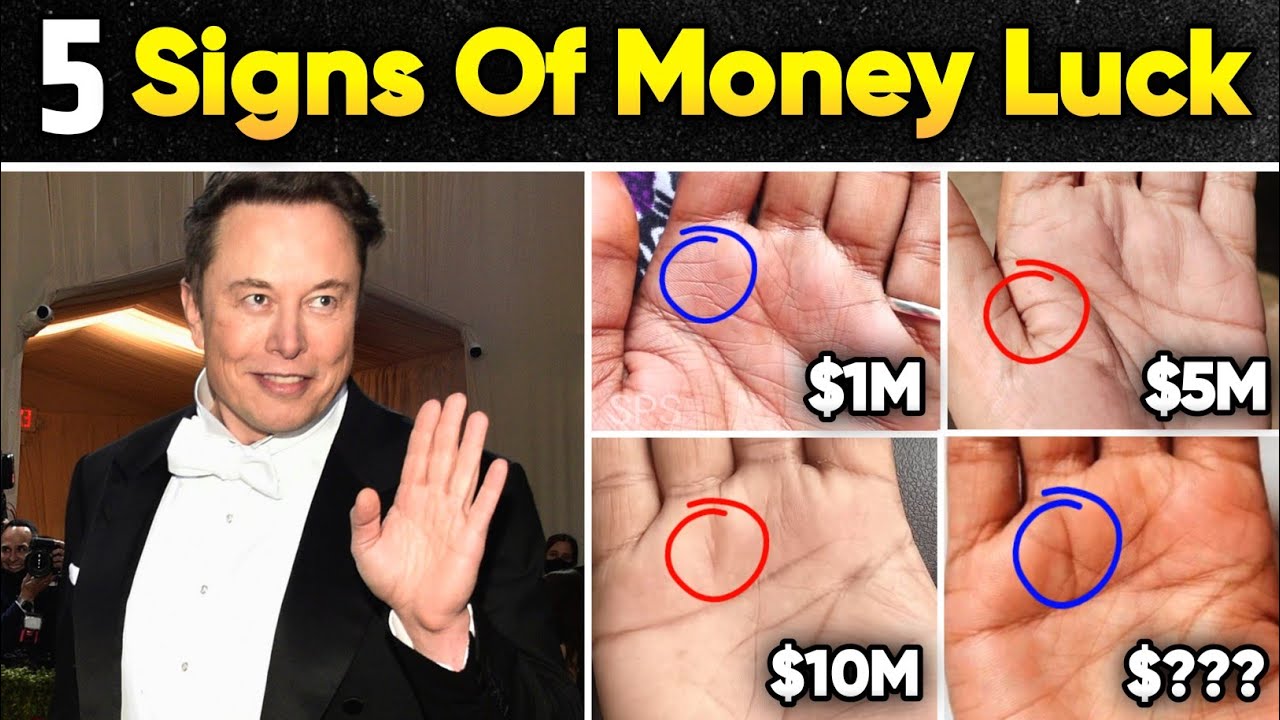5 Money signs that make you RICH 🤑 Palmistry in English